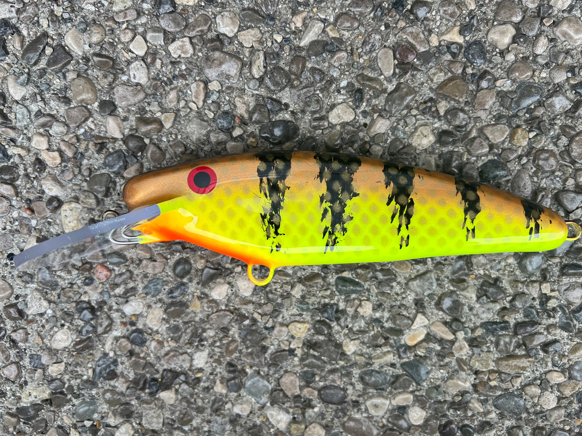 Copper Perch - Chartreuse Belly - 7SS – Blue Water Baits ResX